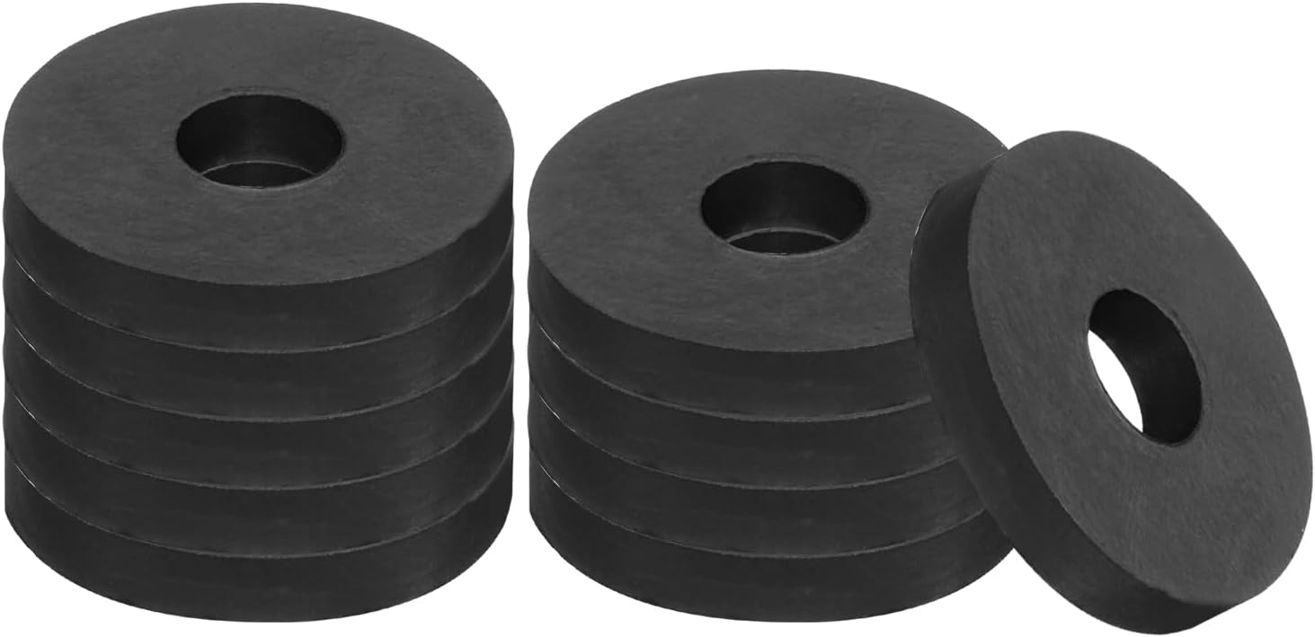 PATIKIL Multi Purpose Rubber Spacer, 20 Pcs 1.2"OD 0.39"ID 0.2 ...
