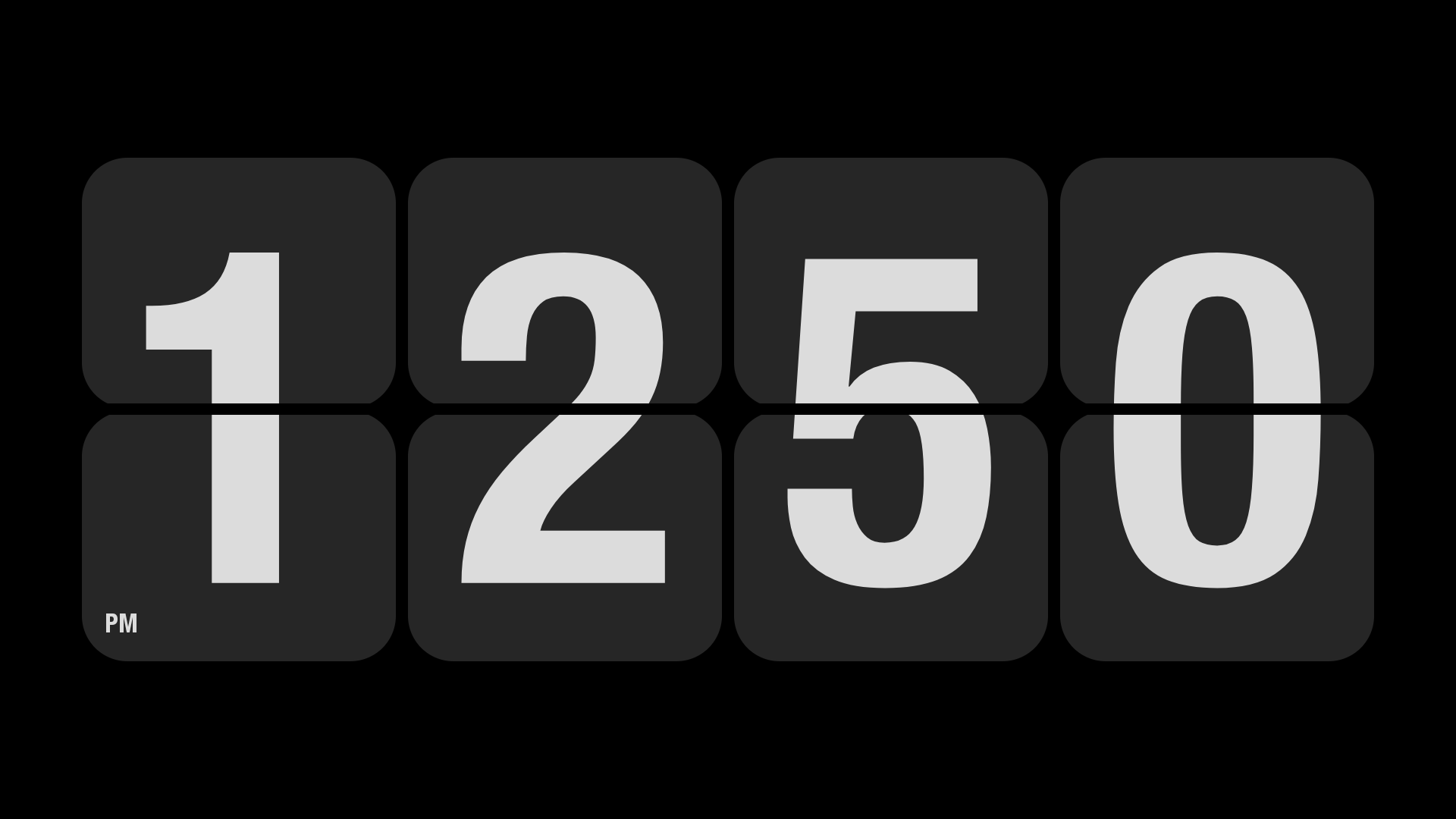 Flip Clock Screensaver: Minimal TV Clock - App on Amazon Appstore