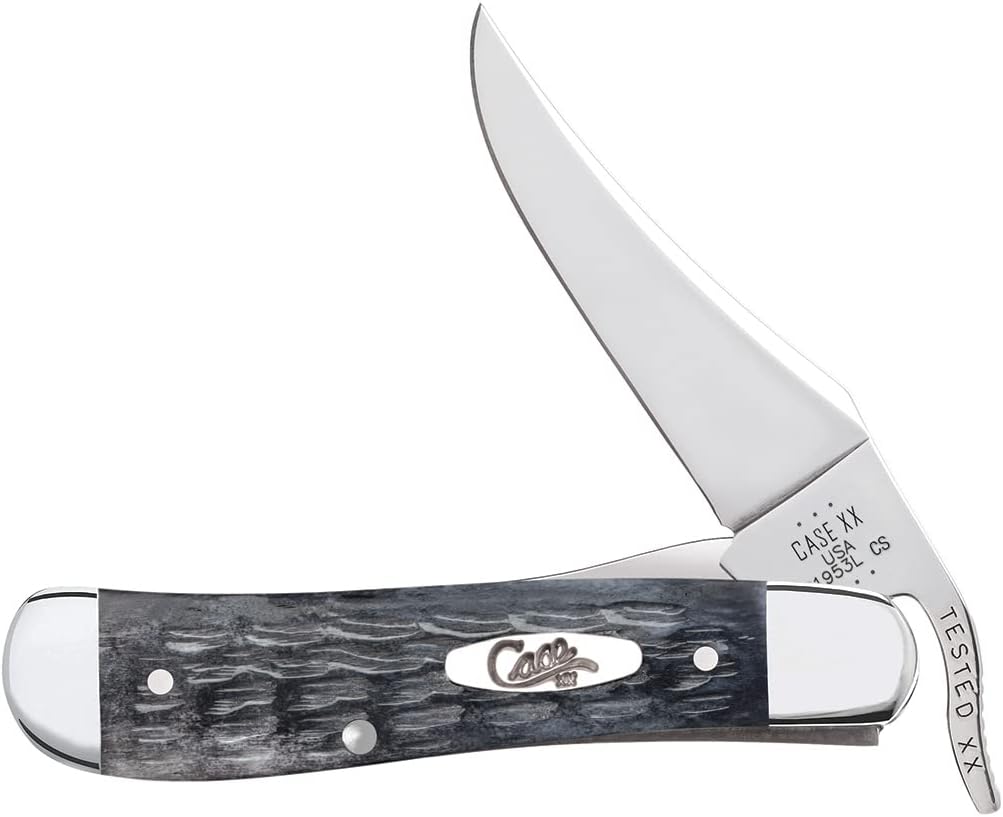 Amazon.com : Case XX WR POCKET KNIFE RUSSLOCK® - POCKET WORN GRAY BONE ...