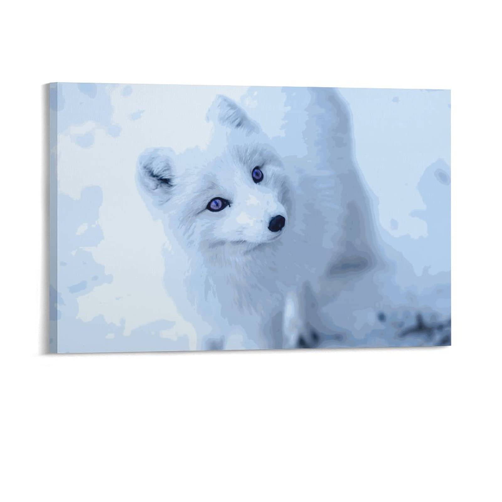Cute Arctic Fox With Blue Eyes