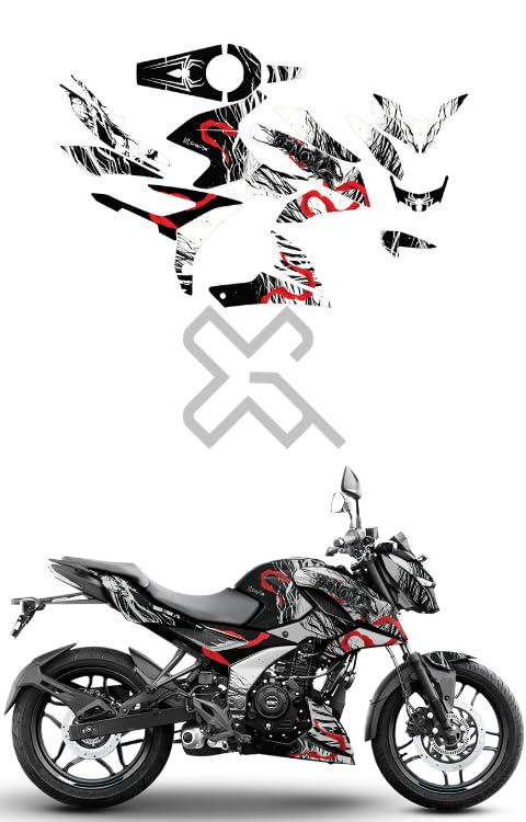 Grayfixx Venom Edition Full Body Sticker for Pulsar N160/250 | Made in ...