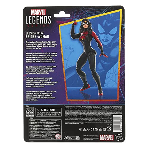 Marvel Hasbro Legends Series Jessica Drew Spider-Woman, Spider-Man ...