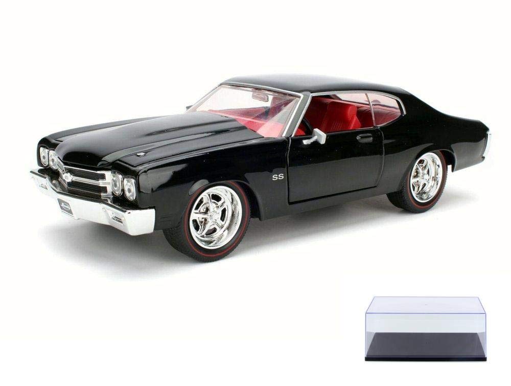 Buy Diecast Car & Display Case Package - 1970 Chevy Chevelle SS, Black ...