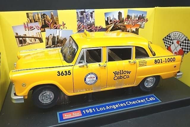 Amazon | Sun Star サンスター 1/18 1981 Los Angeles Checker Cab ロサンゼルス チェッカー ...