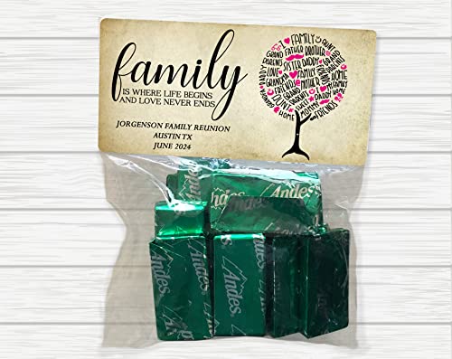 Amazon.com: Family Reunion Party Favors, Self Sealing Treat Bags, Where ...