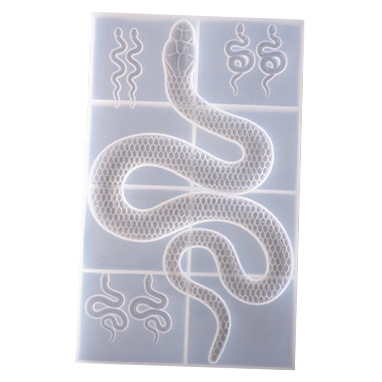 SEWOART Mold Snake Epoxy Resin Mould Snake Silicone Mold DIY Supplies ...