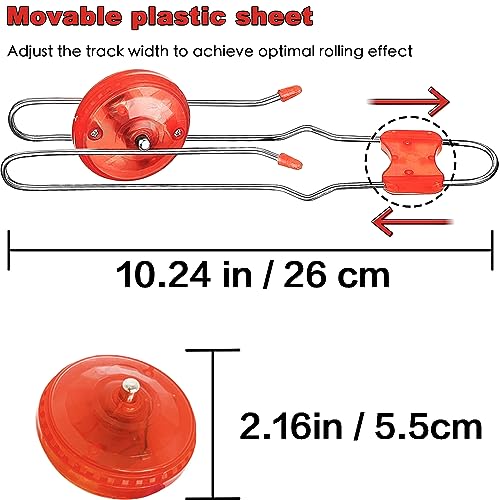Snapklik.com : Jishi Retro Magic Rail Twirler Toy 3-Pack LED Light Up ...