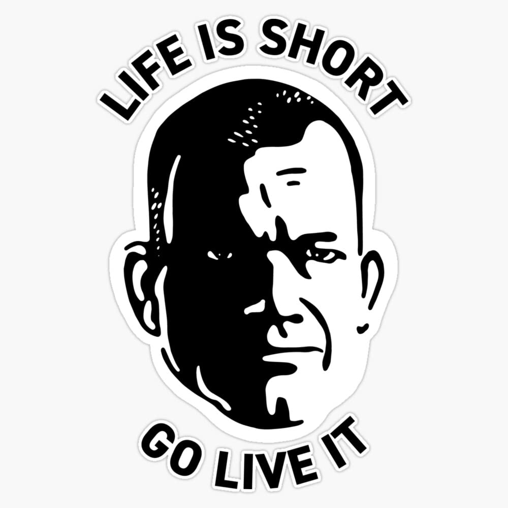 Amazon.com: Jocko - Life is Short Go Live It Sticker Bumper Sticker ...