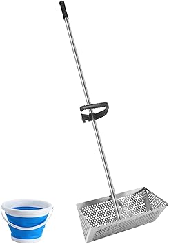 Amazon.com : Sand flea rake 304 Stainless Steel Detachable 47-inch Long ...