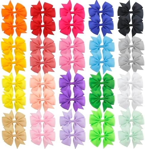 Amazon.com : Babymatch Pinwheel Hair Bows for Girls Big Large with ...