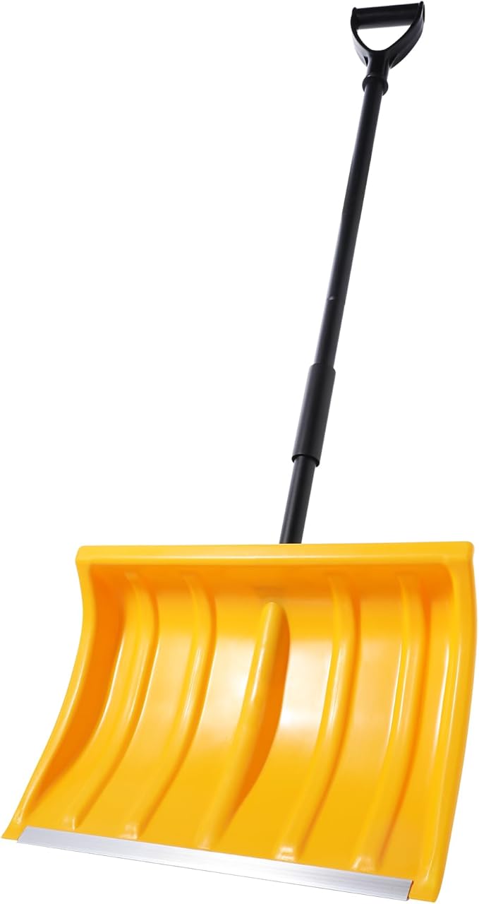 Amazon.com : Yocada 20" Snow Shovel Large Capacity Heavy Duty Shovel for Driveway Home Garage ...
