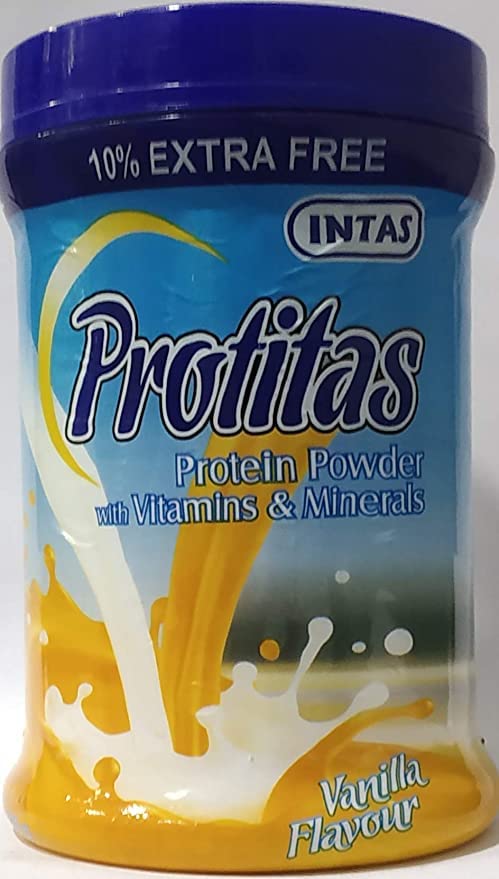 intas pharmaceuticals Protitas Powder Vanilla 220Gm : Amazon.in: Health ...