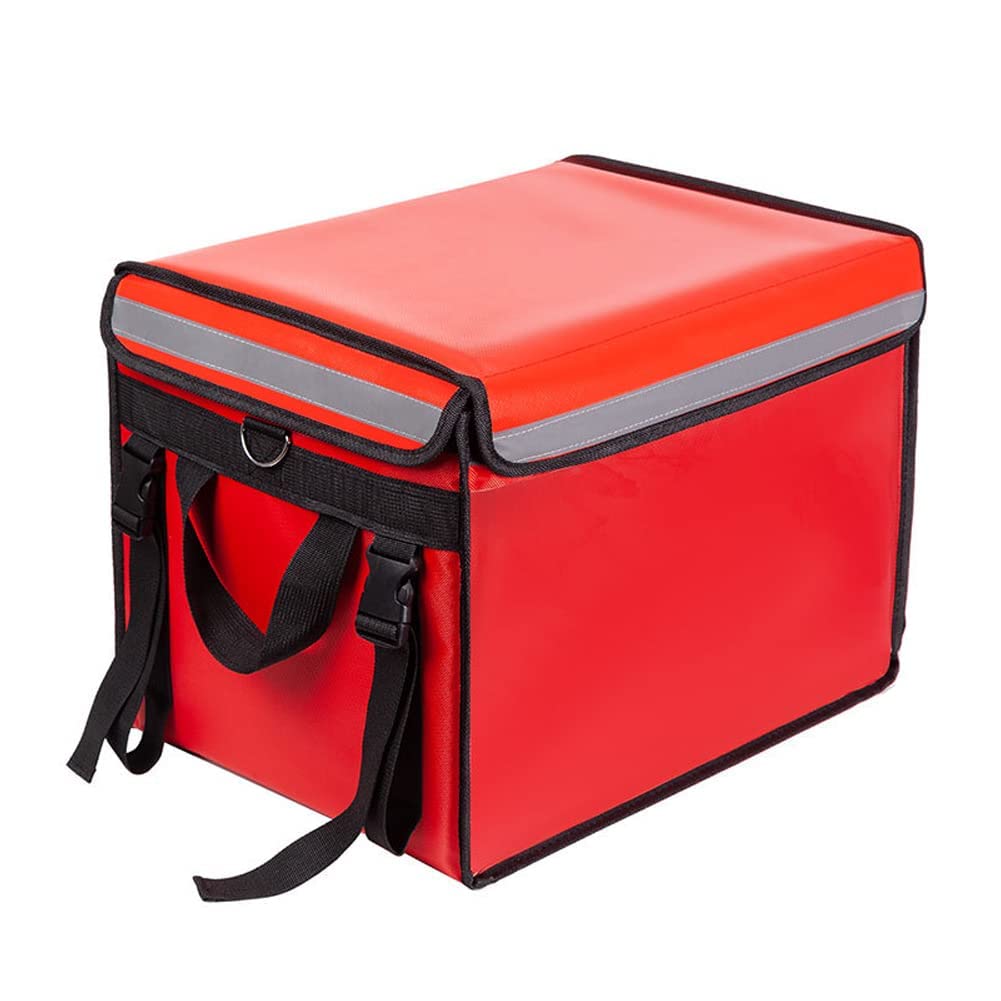 Amazon.com: TooCust Red Insulated Bags For Food Delivery 16.5" x 11.4 ...