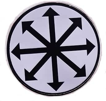 Amazon.com: Chaos Symbol Anarchy Anarchism Anarchist Arrows Arms Star ...