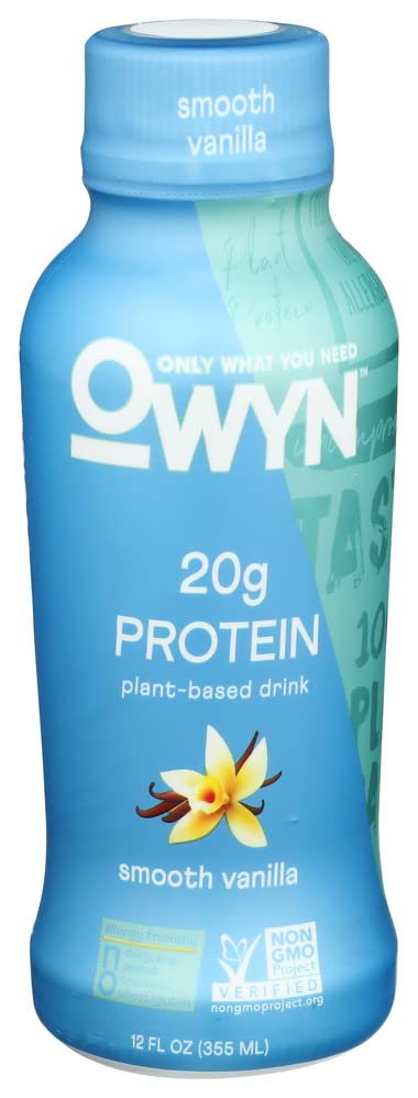 Buy OWYN, Vegan Protein Shake, Vanilla,12 Fl Oz (12 Pack) Online at ...