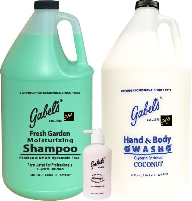 Amazon.com : Gabel’s Fresh Garden Shampoo (G) Coconut White Hand & Body ...