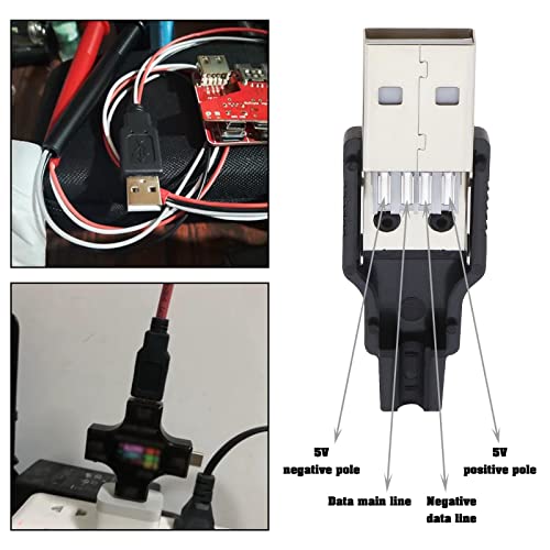eMagTech 10 Set USB Type A 4 Pin Male Jack Connector DIY USB Connector ...
