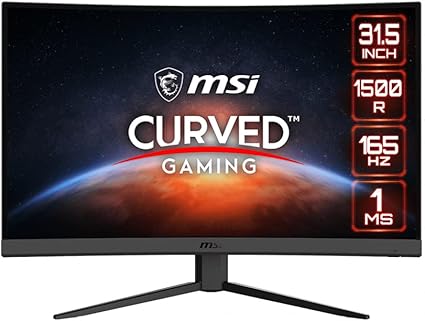 Amazon.com: MSI Optix G32C4W 32" FHD Curved Gaming Monitor, 1500R ...