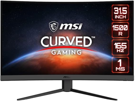 Amazon.com: msi Optix G32C4W 32" FHD Curved Gaming Monitor, 1500R ...
