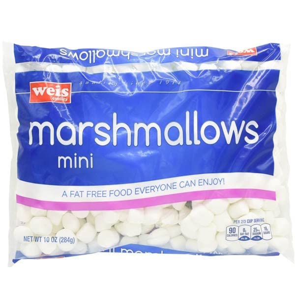 Amazon.com : Weis Quality, Marshmallows Mini, 10 Ounce : Grocery ...