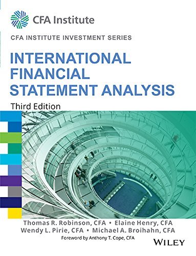 International Financial Statement Analysis, 3ed Cfa Institute ...