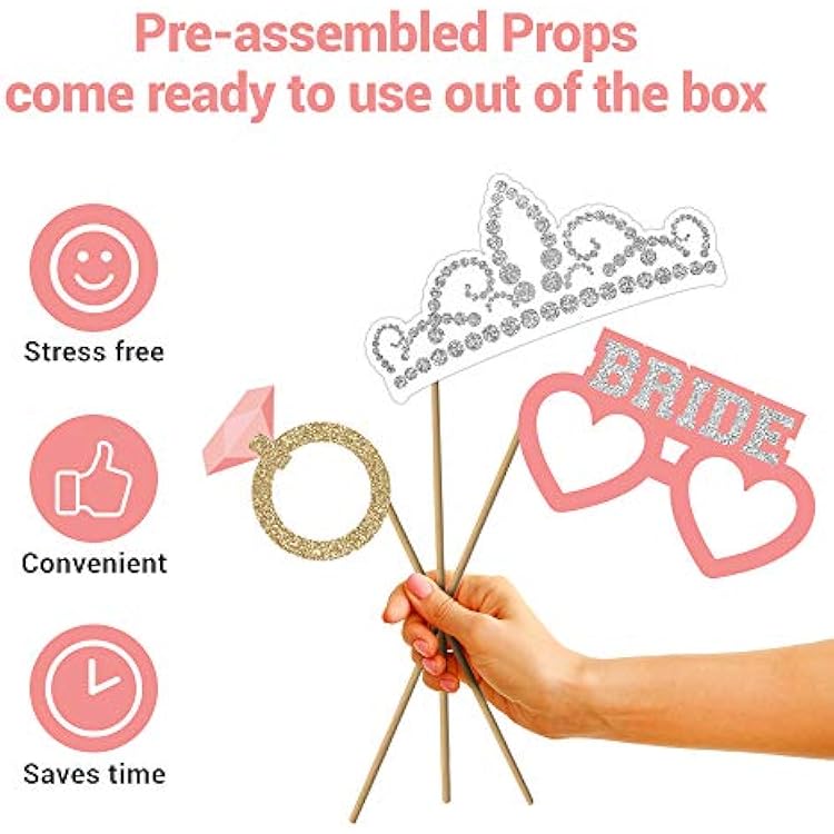 Fully Assembled Wedding Photo Booth Props - Set of Philippines | Ubuy