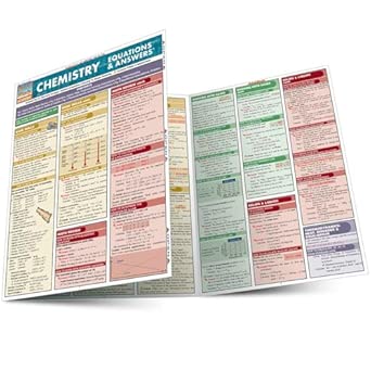 Amazon.com: Chemistry Equations & Answers: a QuickStudy Laminated ...