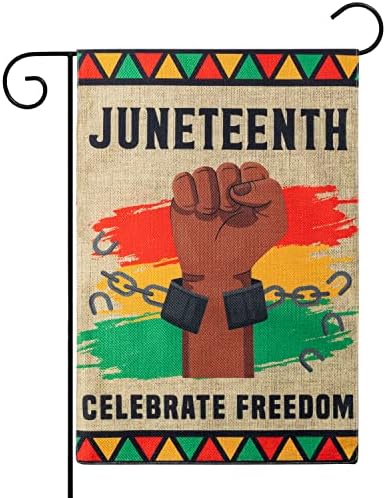 Amazon.com : Juneteenth Garden Flag Burlap June 19th 1865 African ...