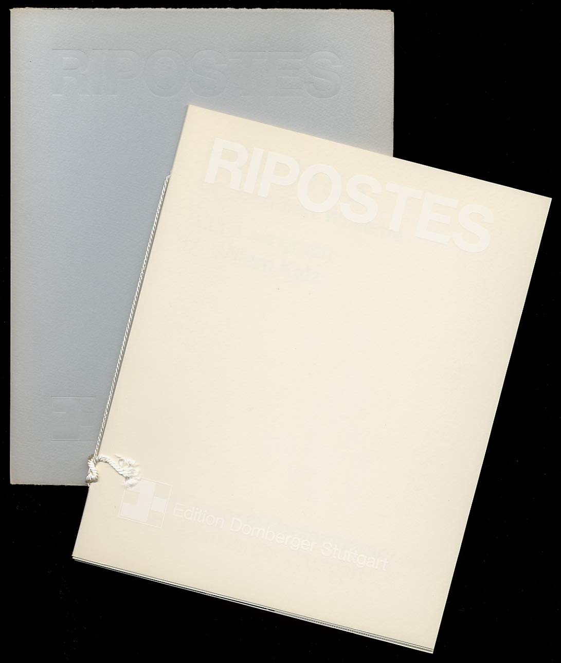 Ripostes: Jonathan Williams: Amazon.com: Books