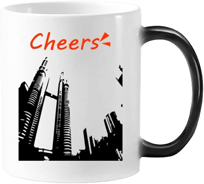 Amazon.com: Malaysia Petronas Twin Towers Coffee Mug Cerac Morphing ...