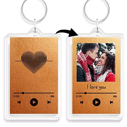 Amazon.com: IGREAN Spotify Keychain with QR Code Link to Your Song ...