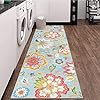 Amazon.com: Beeiva Floral Washable Runners for Hallways, 2x6 Ultra Thin ...