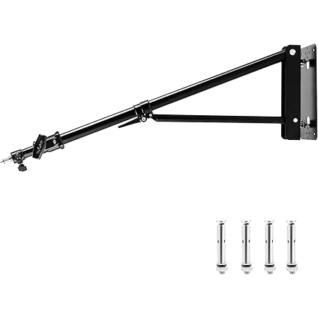 Amazon.com : Neewer Wall Mounting Triangle Boom Arm for Ring Light ...