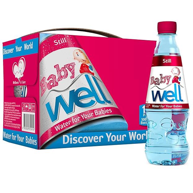 Amazon.com: BabyWell Natural Low Mineral Spring Water - Healthy and Better for Your Baby - 500mL ...