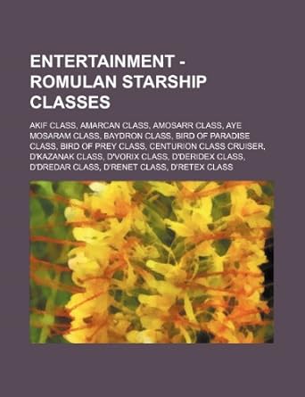 Amazon.co.jp: Entertainment - Romulan Starship Classes: Akif Class ...