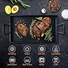 Amazon.com: Keleday 17.6 x 10 Inch Cast Iron Griddle Pan,Flat Bottom ...
