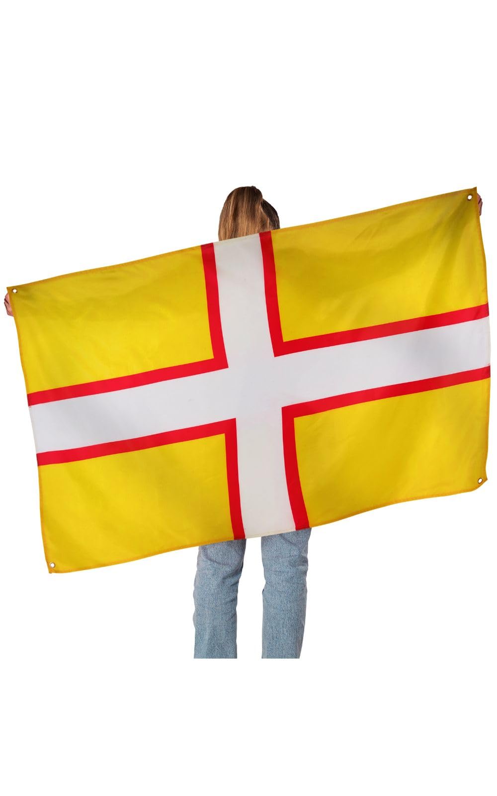 Runesol Dorset Flag, 91x152cm, 3ft x 5ft, 4 Grommets, Eyelet In Every ...