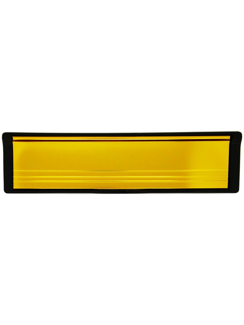 10 Inch Panel Door Letterbox Gold : Amazon.co.uk: DIY & Tools
