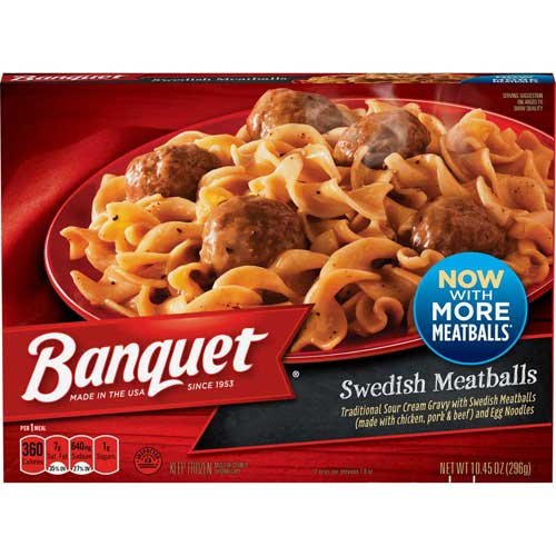 Amazon.com: Banquet Swedish Meatballs Meal, 10.45 Ounce - 12 per case ...