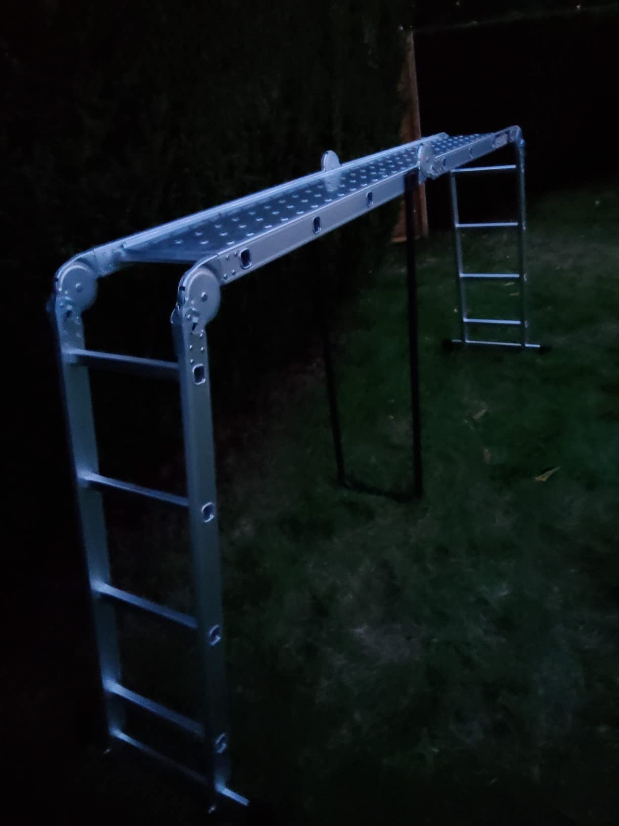 $22/mo - Finance HBTower Folding Ladder, 12 FT Aluminum Extension ...