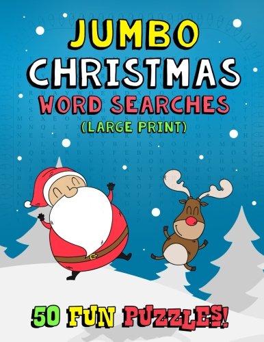 Amazon.com: Jumbo Christmas Word Searches (Large Print): 50 Christmas ...