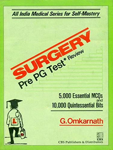 Buy Surgery Pre Pg Test Review Book Online at Low Prices in India ...