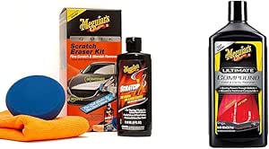 Amazon.com: Meguiar's Quik Scratch Eraser Kit Bundle with Ultimate ...
