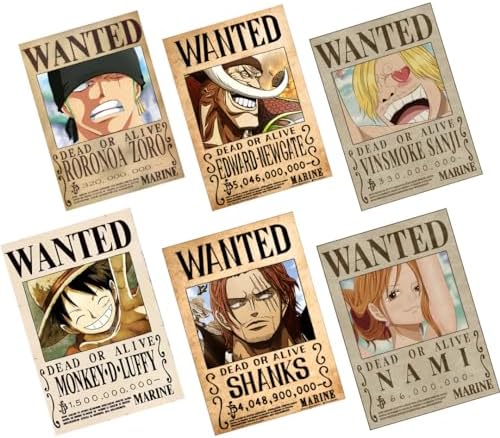 One Piece Bounties Wall Posters (A3, Multi, 1) : Amazon.in: Home & Kitchen