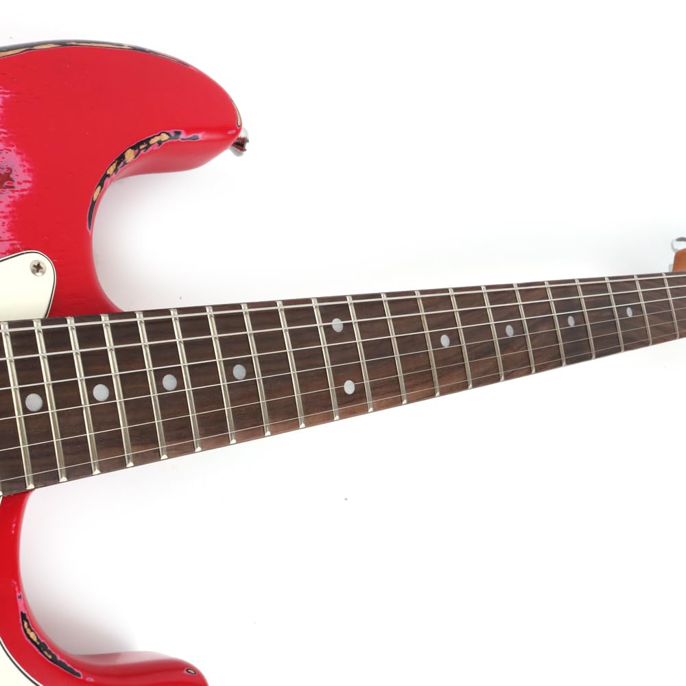 Snapklik.com : Fojill FSTR-60 Heavy Relic Solid Body Electric Guitar Roasted Canadian Maple Neck ...