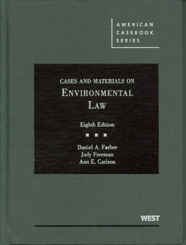 Cases and Materials on Environmental Law, 8th (American Casebooks) 8th ...