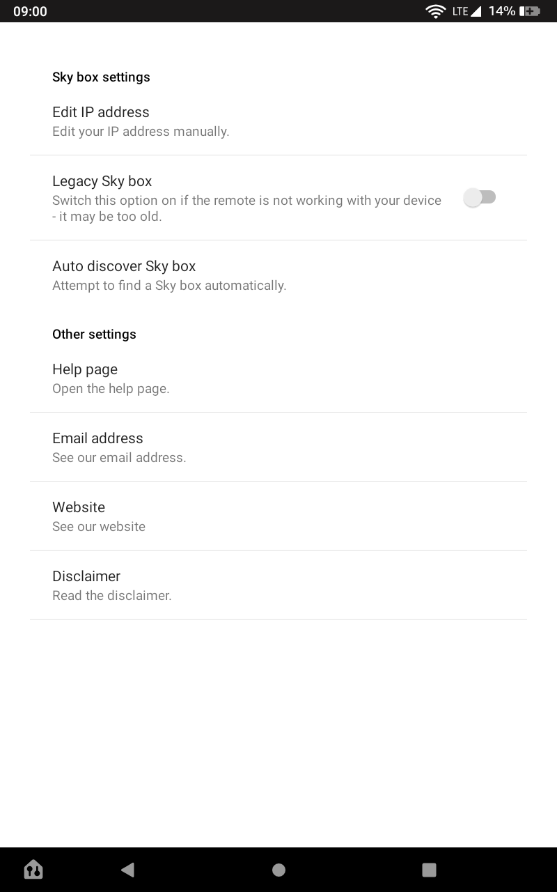 Universal Sky Remote - App on Amazon Appstore