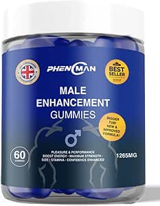 Phenoman Male Extreme Gummies, 1265mg per Serving, with Maca, Vitamin ...