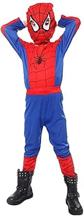 Ricjurzzty Kids Spider Costume Halloween Costume For Kids (L/130): Buy ...