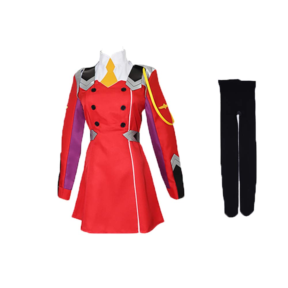 Buy Darling in The FRANXX Cosplay Costume, Zero Two Red Cosplay Dress ...